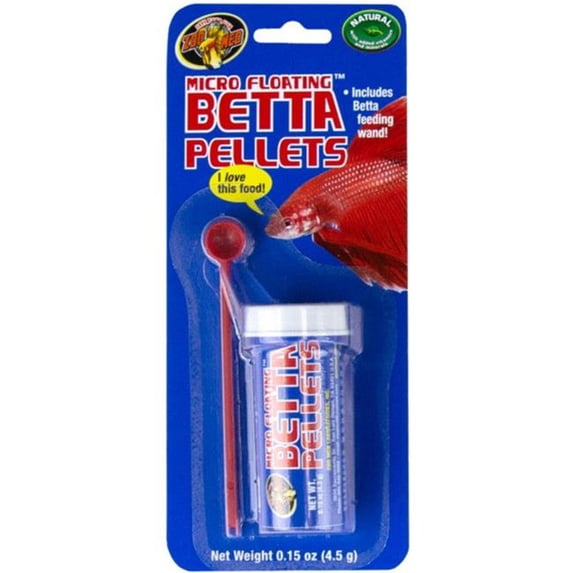 Zoo Med Micro Floating Betta Pellets Fish Food - Walmart.com