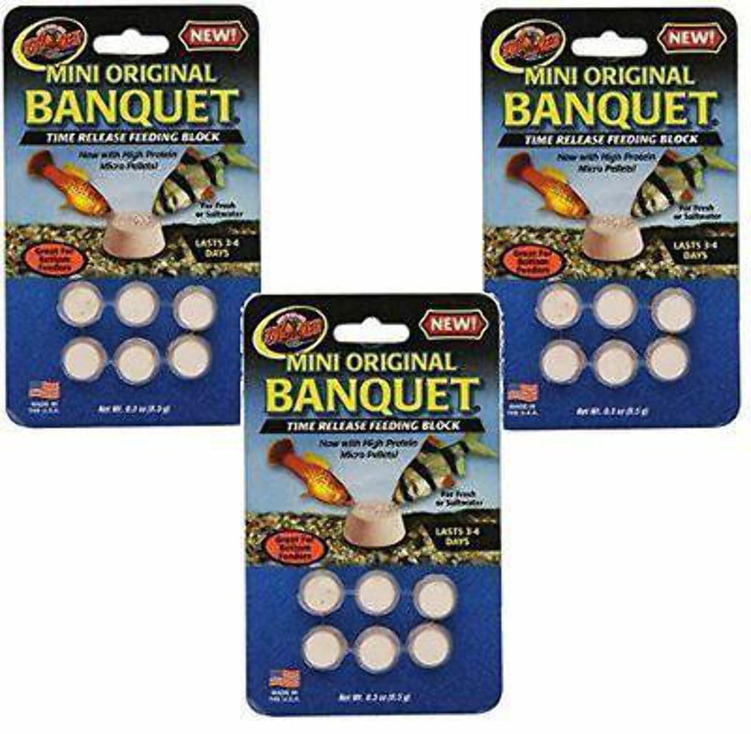 Zoo Med Nano Aquatic Banquet Food Blocks 1 or 3 Pack Made in USA ...
