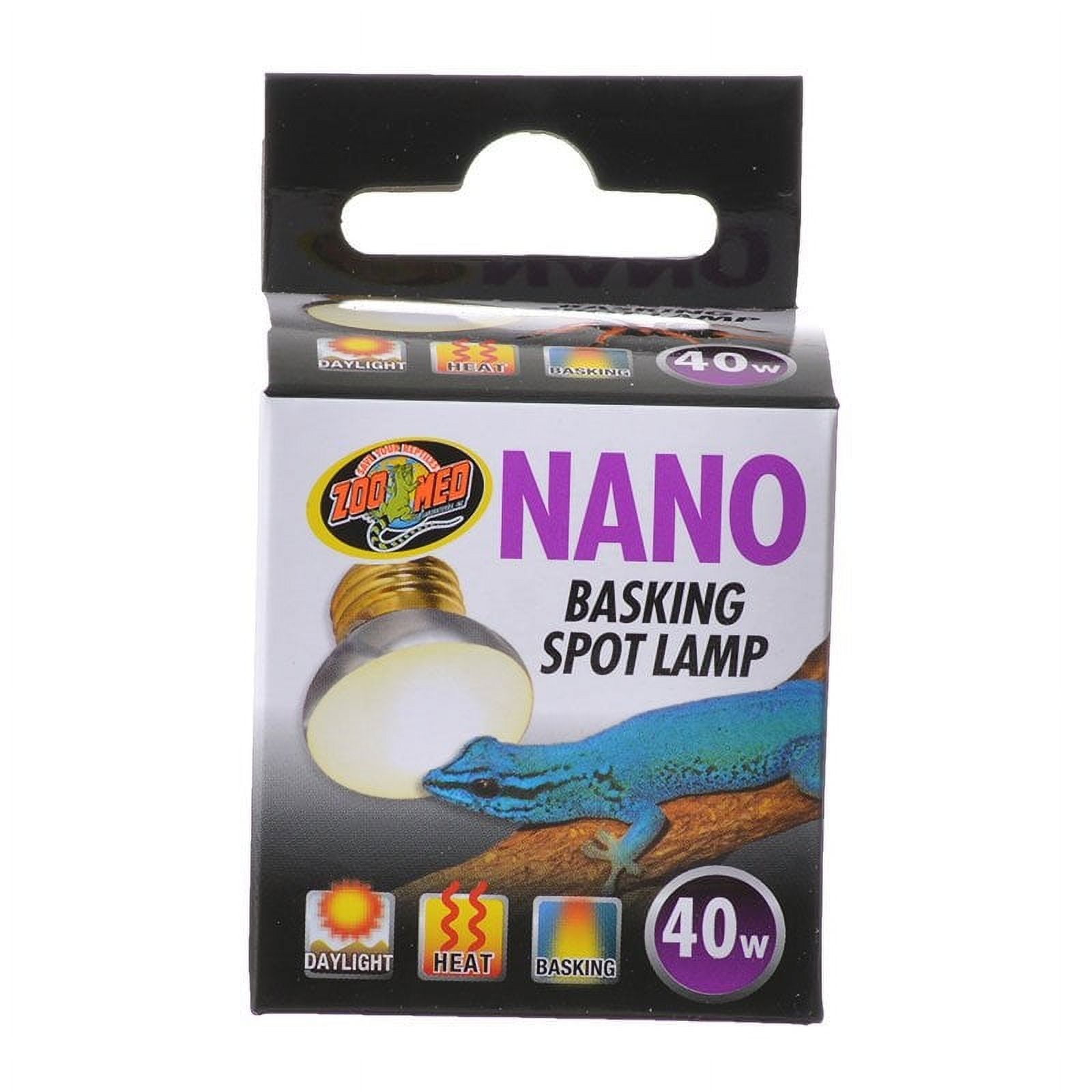 Zoo Med Nano Basking Spot Lamp [Reptile Infrared and Heat Bulbs ...