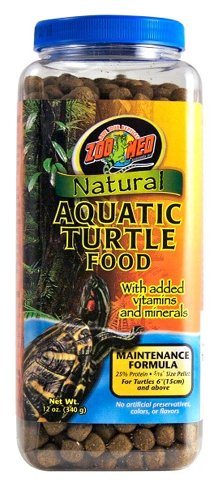 Zoo Med Natural Aquatic Turtle Food, Floating Pellets, Maintenance ...