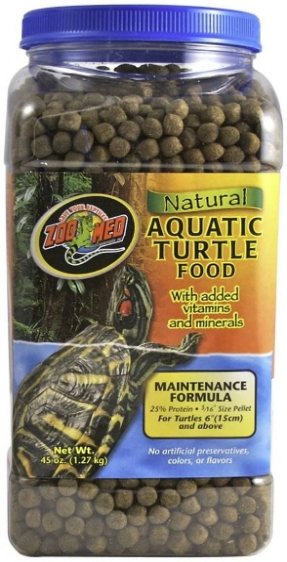 Zoo Med Natural Aquatic Turtle Food Maintenance Formula [Reptile ...