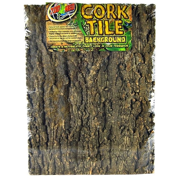 Zoo Med Natural Cork Tile Background for Terrariums [] 18" x 24" - 1 ...