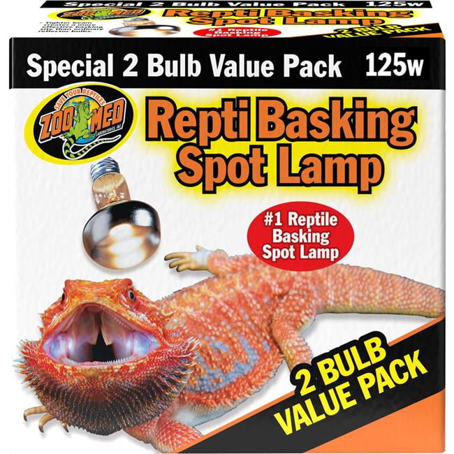 Zoo Med Repti Basking Spot Lamp - 125W - 2 per Pack - Case of 36 ...