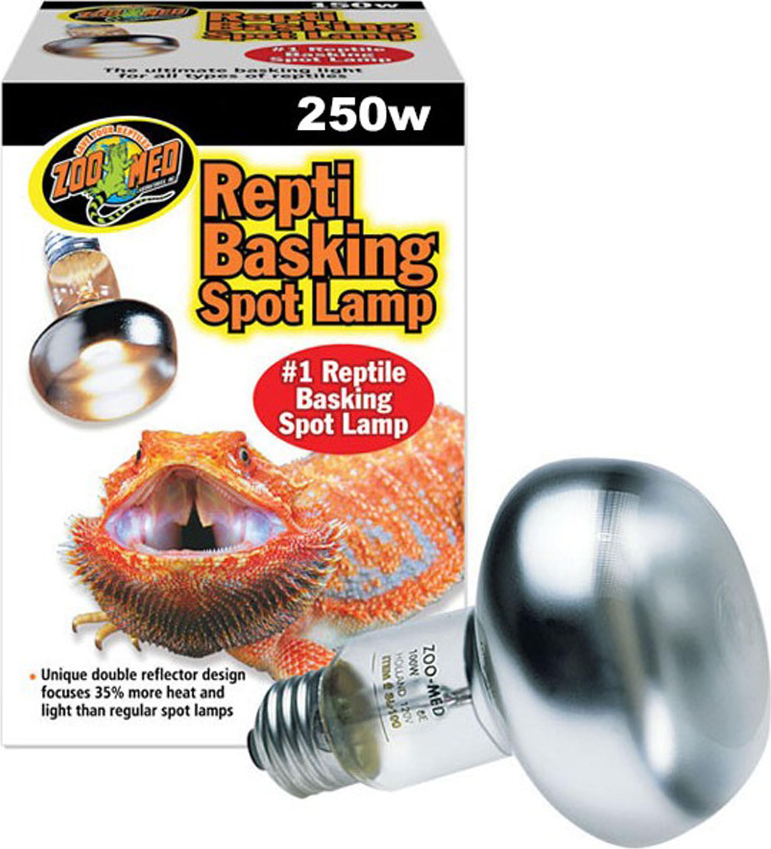 Zoo Med Repti Basking Spot Lamp Replacement Bulb - 250 Watts - Walmart.com