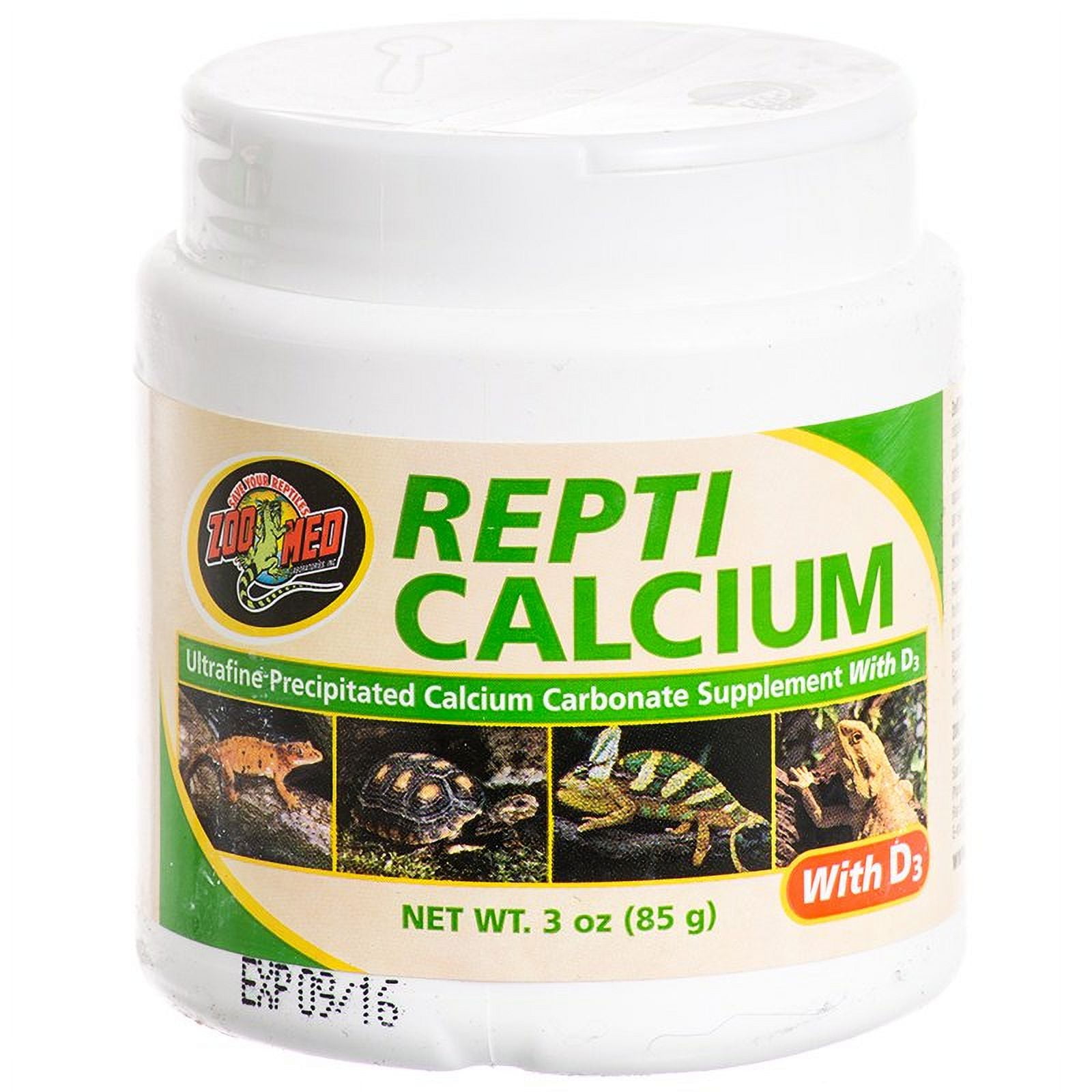 Zoo Med Repti Calcium with D3 [Health Care, Reptile Supplies] 18 oz (6 ...