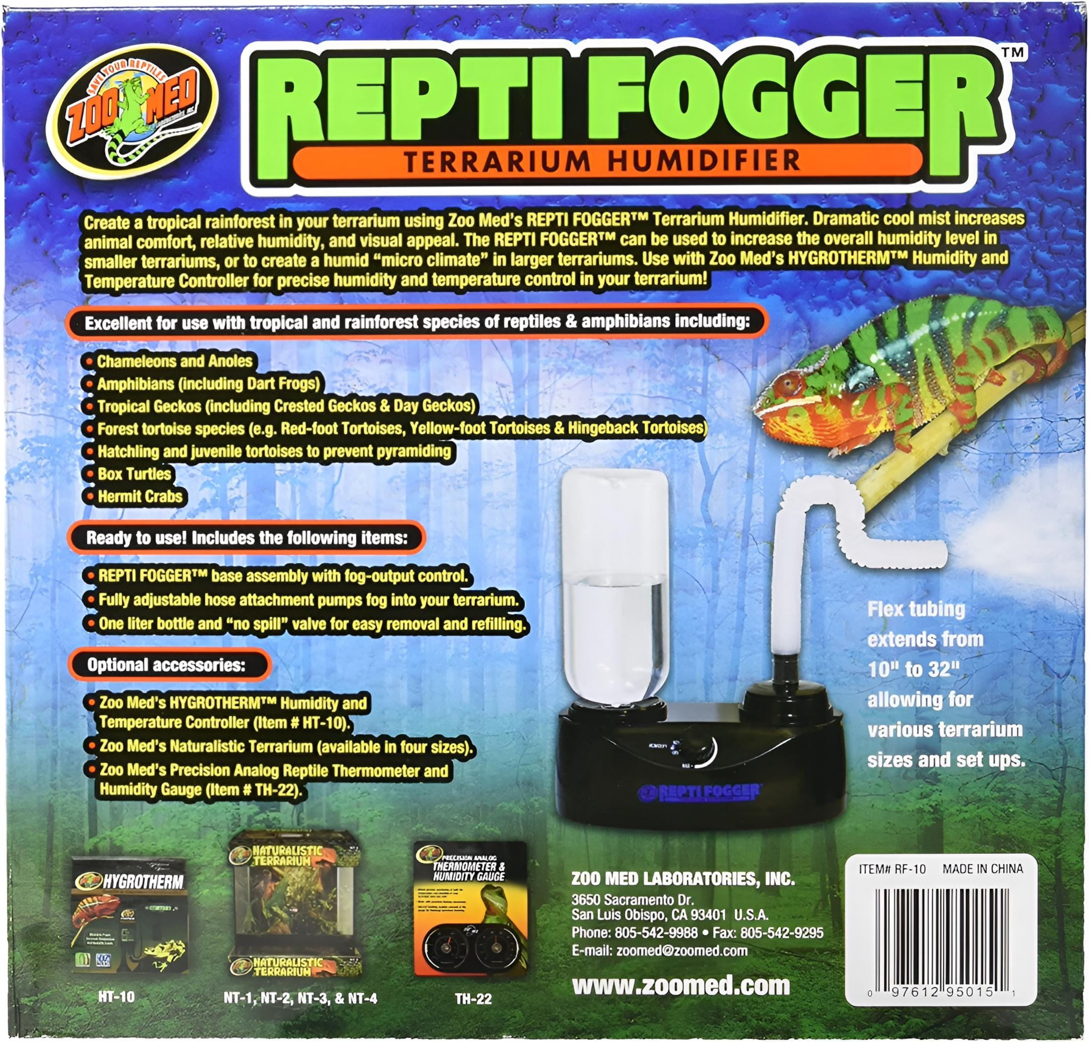 Zoo Med Repti Fogger Terrarium Humidifier, Terrarium Humidifier ...