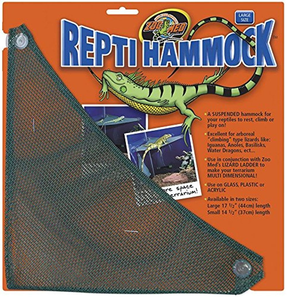 Zoo Med ReptiHammock 17.5 in Length Large Rest Climb Play On Reptile ...