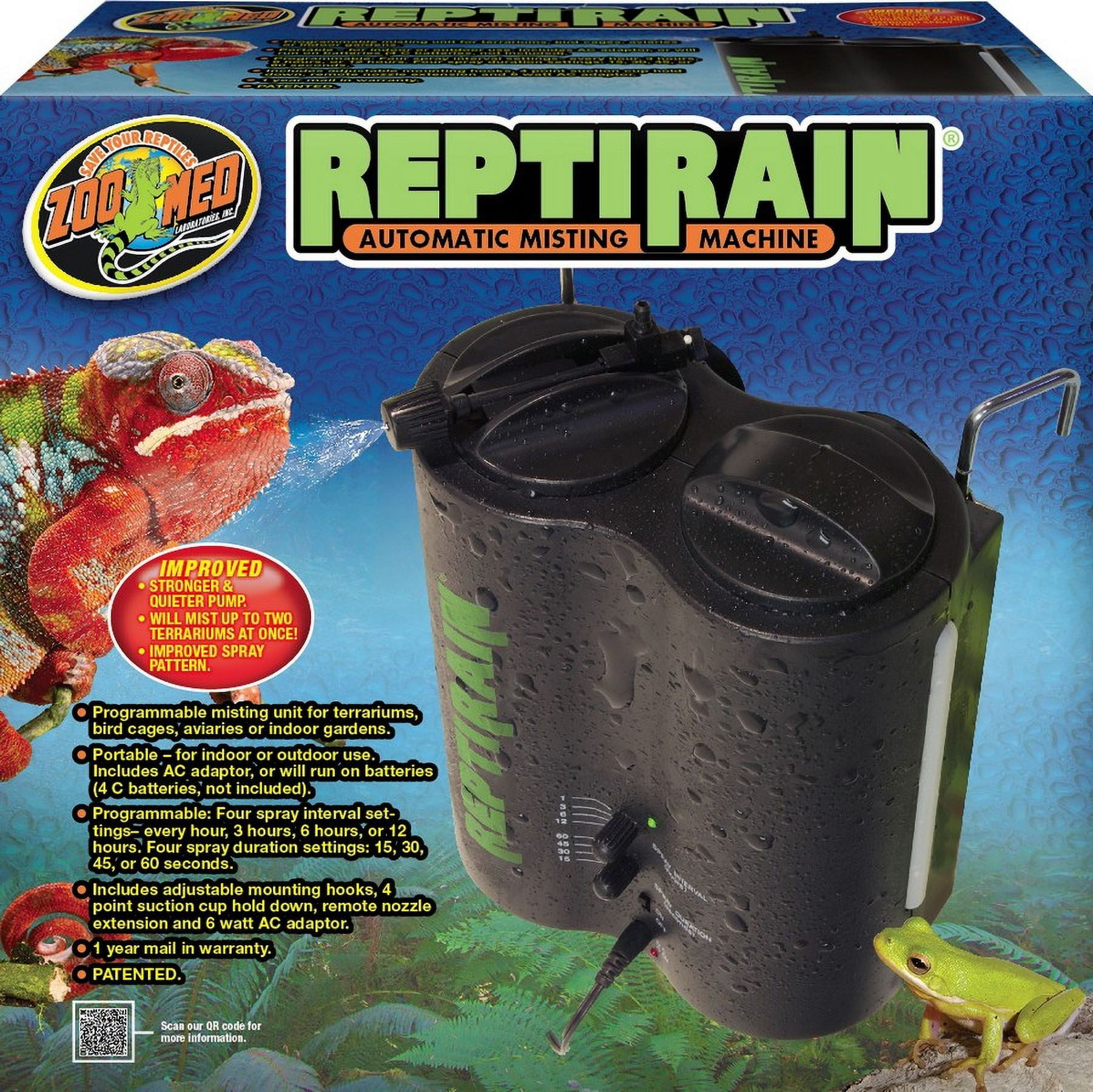 Zoo Med Repti Rain Automatic Misting Machine - Automatic Misting ...