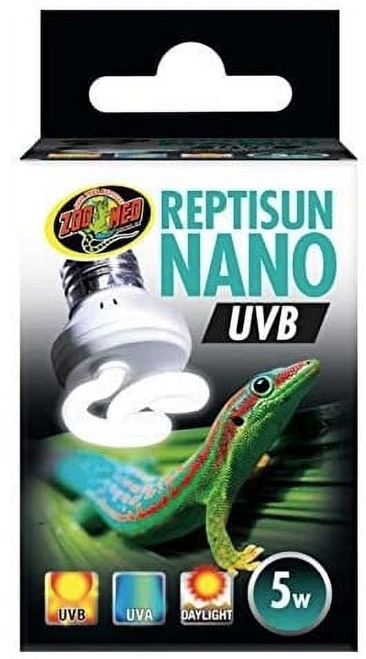 Zoo Med ReptiSun Nano UVB Bulb for Reptiles [Reptile UVA / UVB Bulbs ...