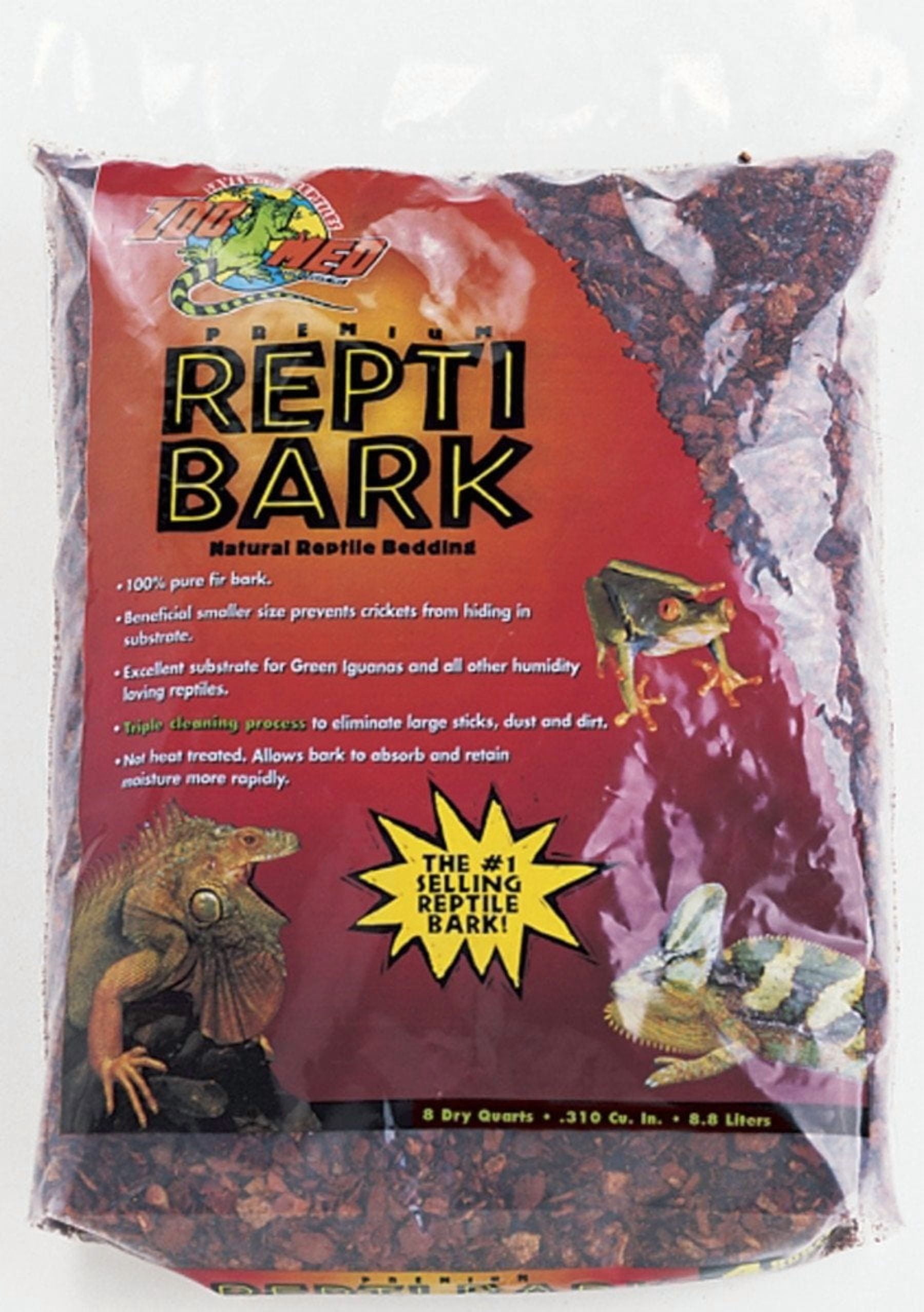 Zoo Med, Reptibark Reptile Bedding, 8 Quartz, Natural Fir Bark ...