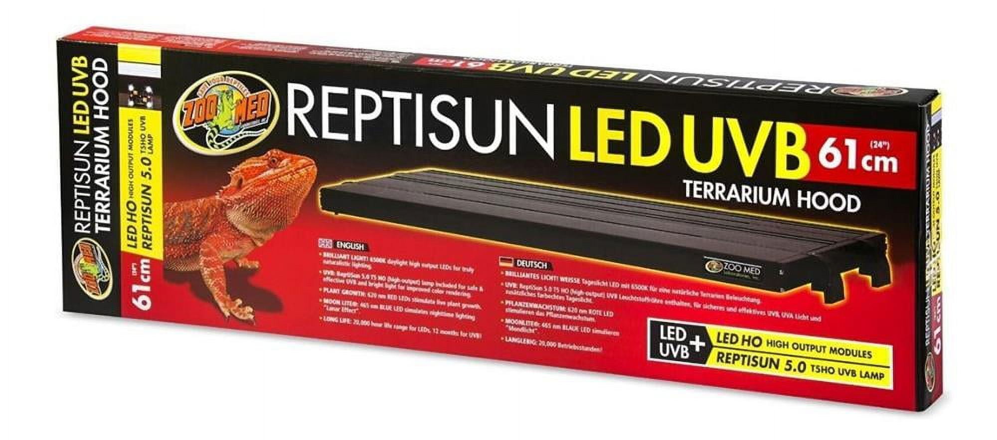 Zoo Med Reptisun LED UVB High Output Terrarium Hood - Walmart.com