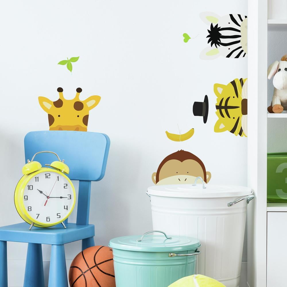 Zoo Peel and Stick Wall Decals - Walmart.com