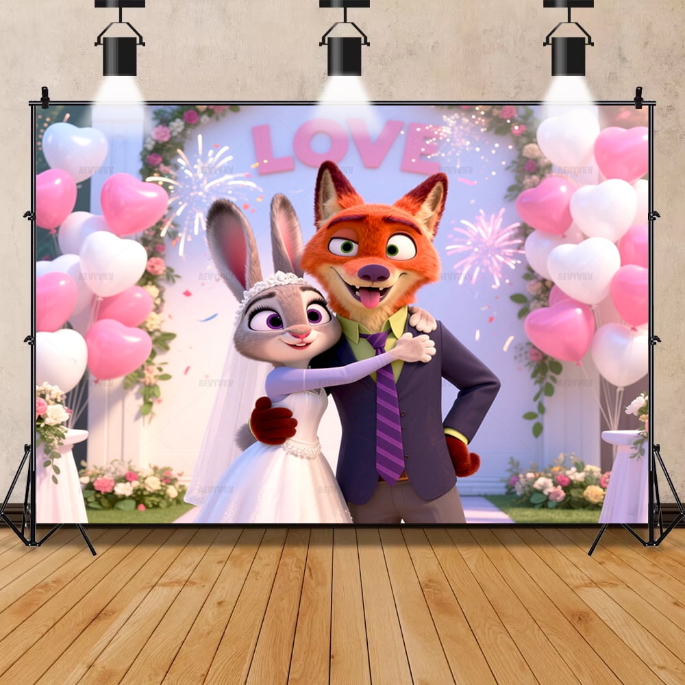 Zoo-topia Birthday Party Decorations, Zoo-topia Backdrop Happy Birthday ...