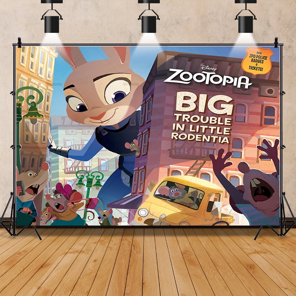Zoo-topia Birthday Party Decorations, Zoo-topia Backdrop Happy Birthday ...