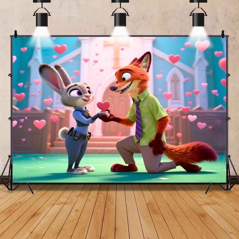 Zoo-topia Birthday Party Decorations, Zoo-topia Backdrop Happy Birthday ...