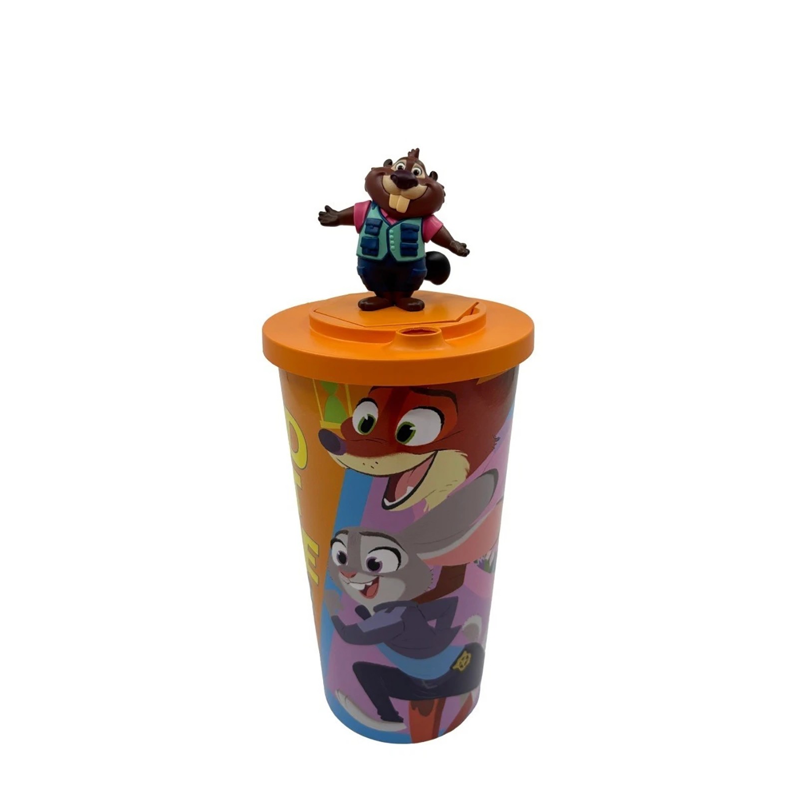 Zoo`topia Water Bottle Reusable Durable Material Tumbler With Lid Straw ...