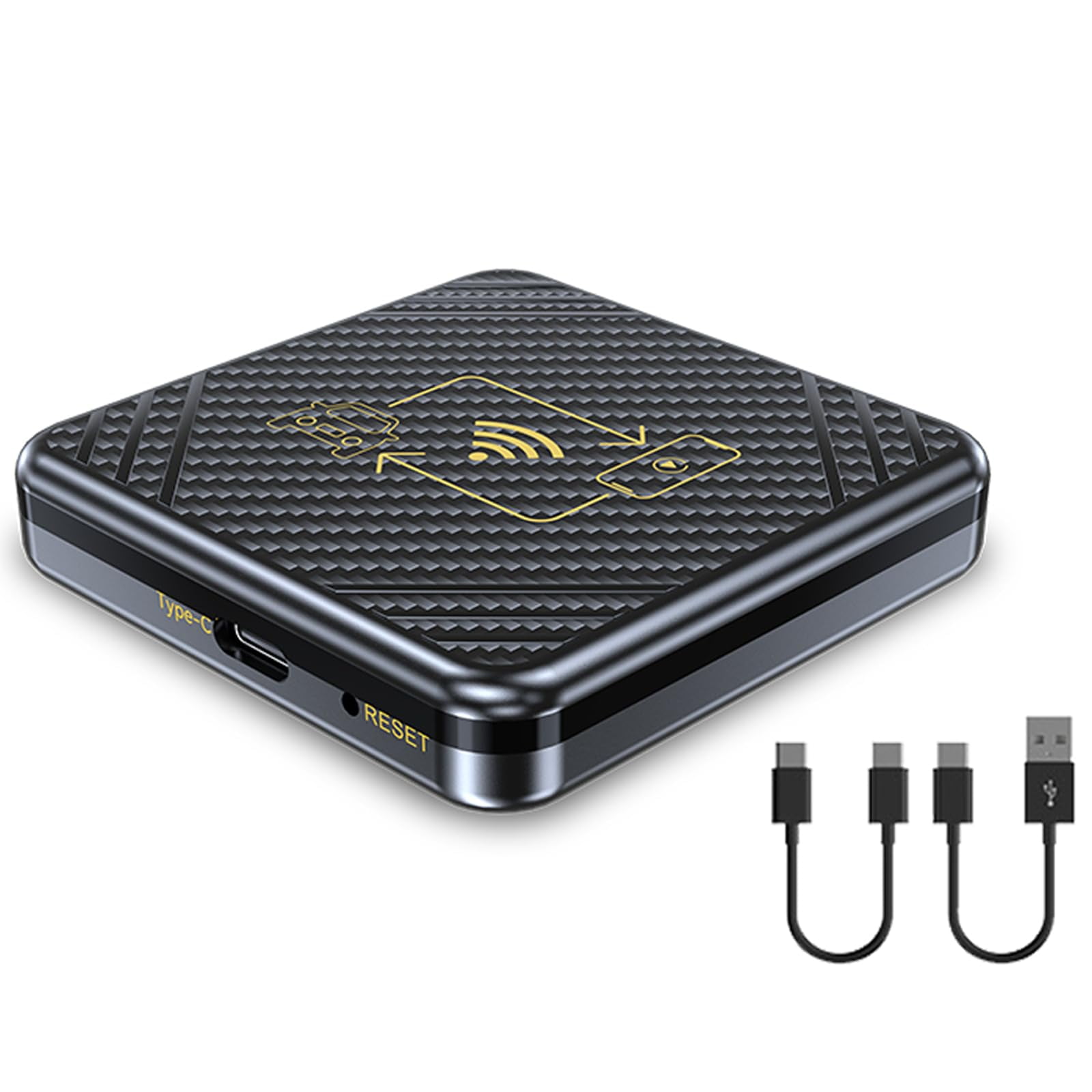 ZooGuree 2-in-1 Car Android Auto & Carpaly Wireless Adapter Convert Wired to Wireless Connect to ...