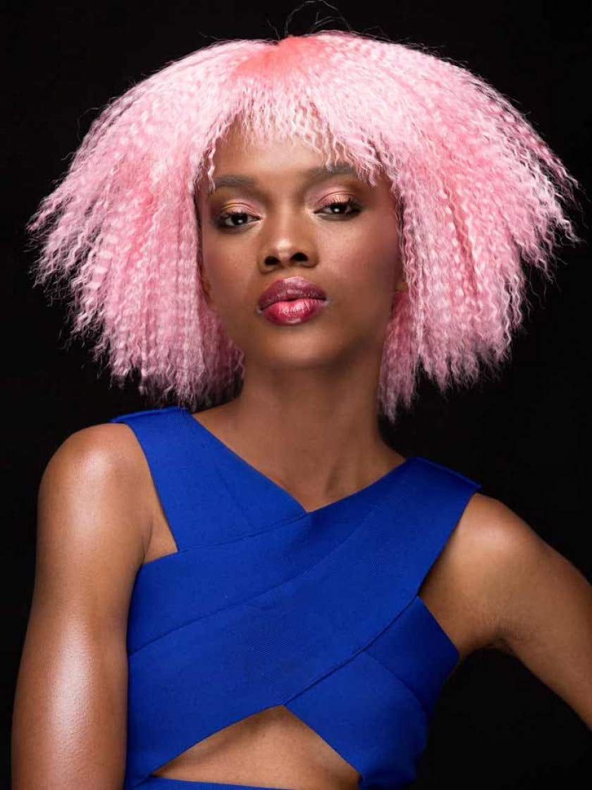 Zooey Blush Wig Color Cotton Candy - Sepia Wigs Pink Short Shaggy Loc ...