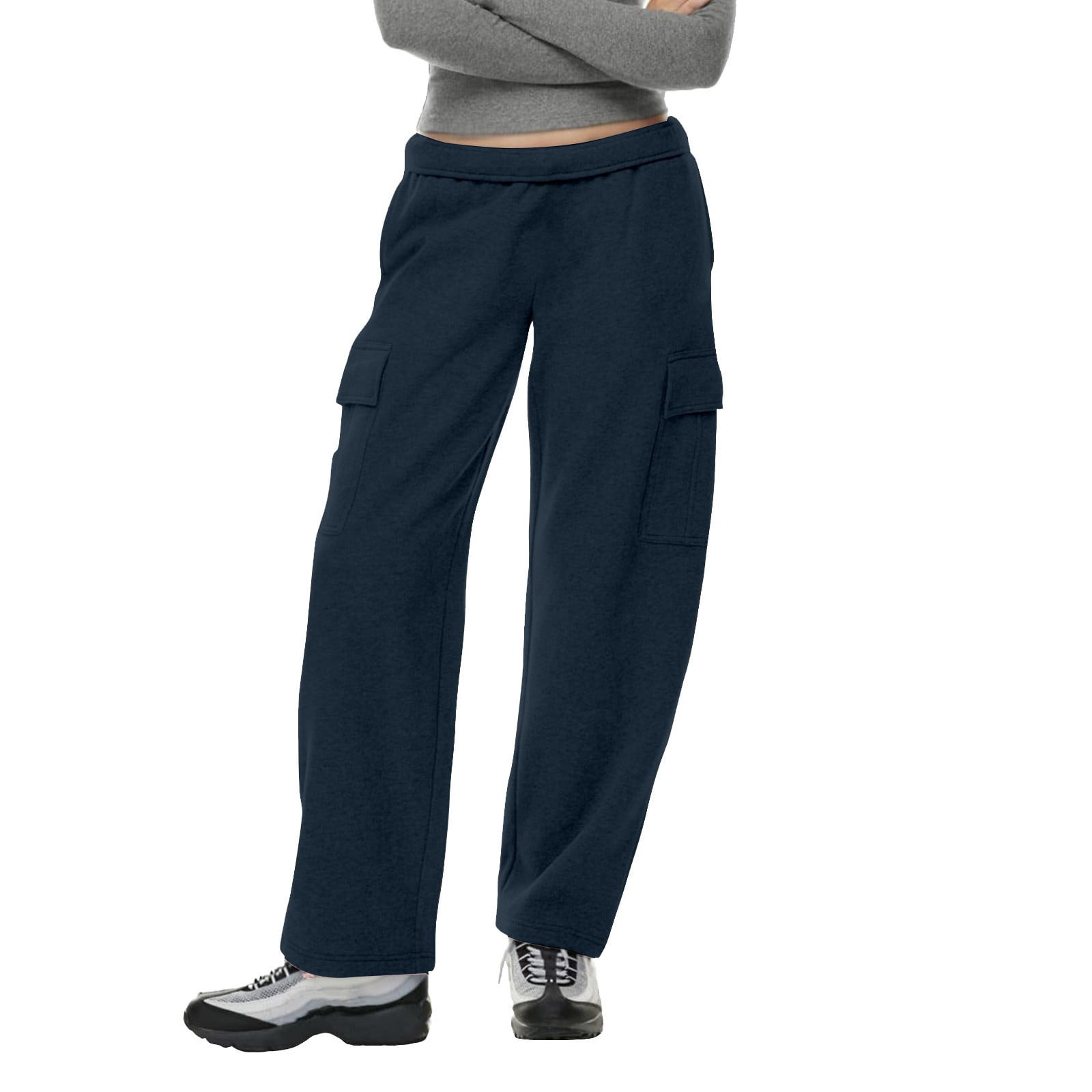 Zoofduhp Wide Leg Pants Woman,Sweatpants Women,Women's Solid Color ...