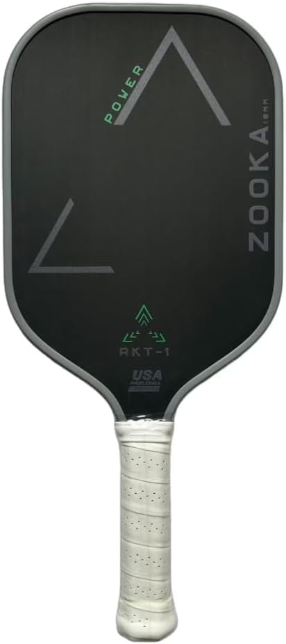 Zooka RKT-1 Pickleball Paddle, Carbon Fiber Face, Elongated Shape, USA ...