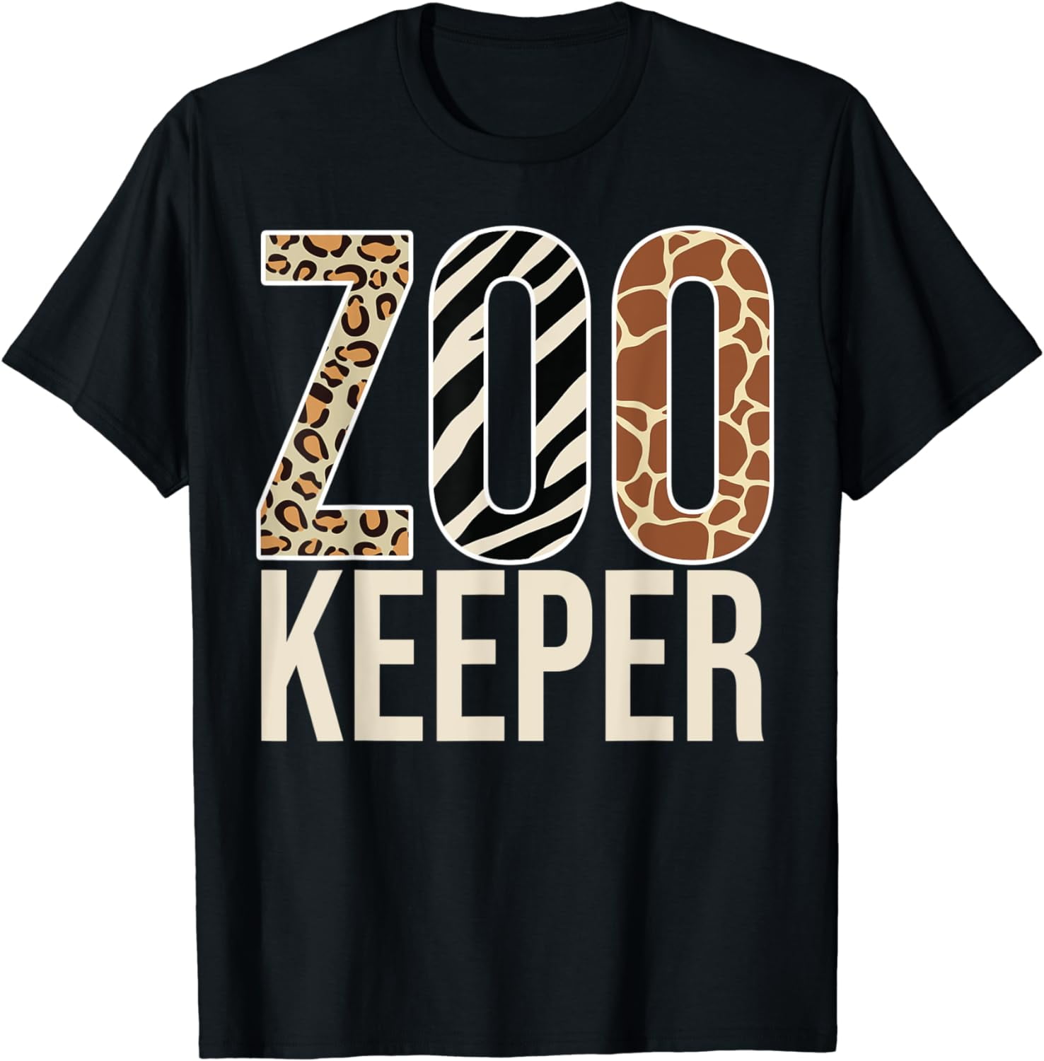 Zookeeper Animals Zoo Wildlife Lover Safari Savanna Costume T-Shirt ...