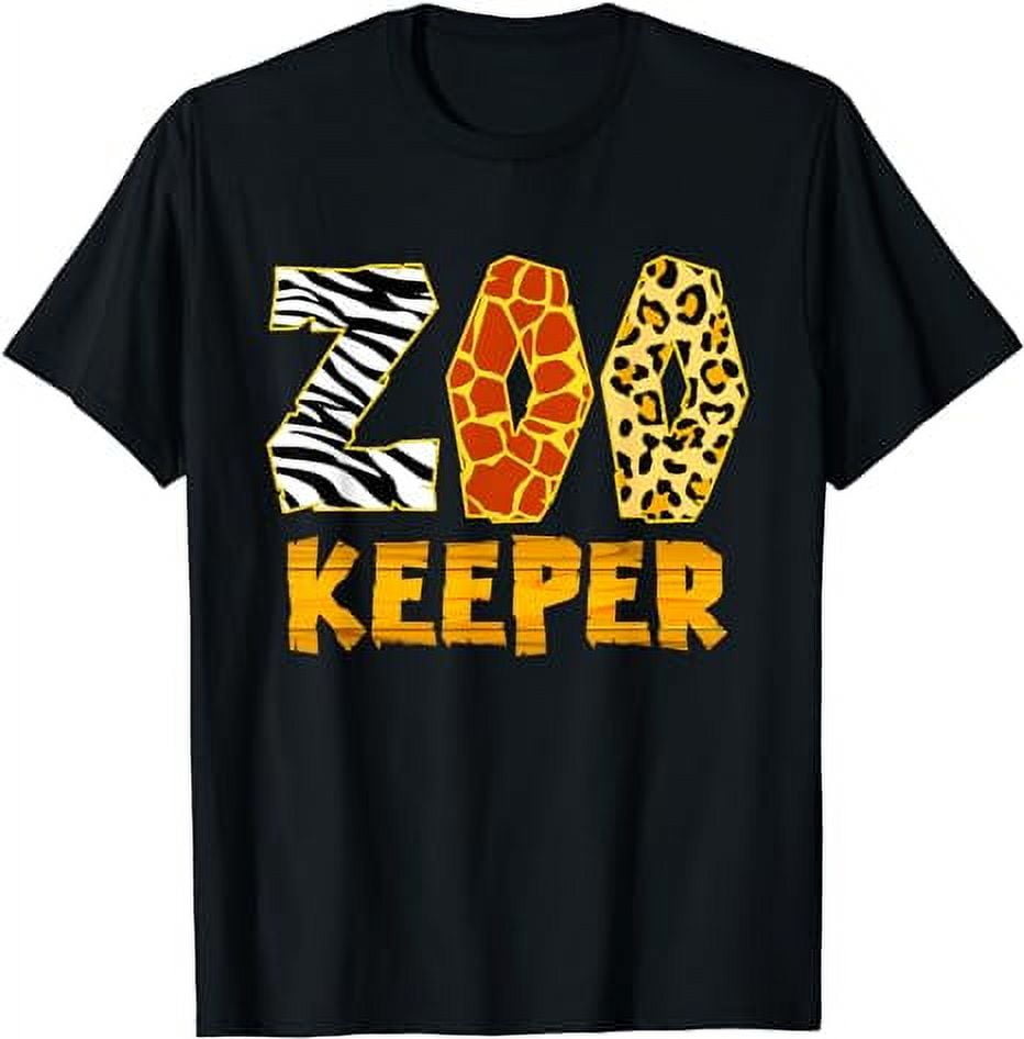 Zookeeper Costume Zoo Keeper African Safari Trip Zebra T-Shirt ...