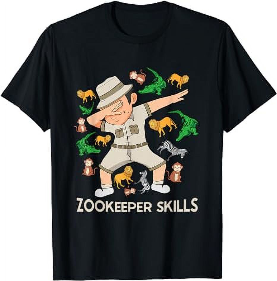 Zookeeper Safari Animals Zoo Crew Savanna Zoo Keeper T-Shirt - Walmart.com