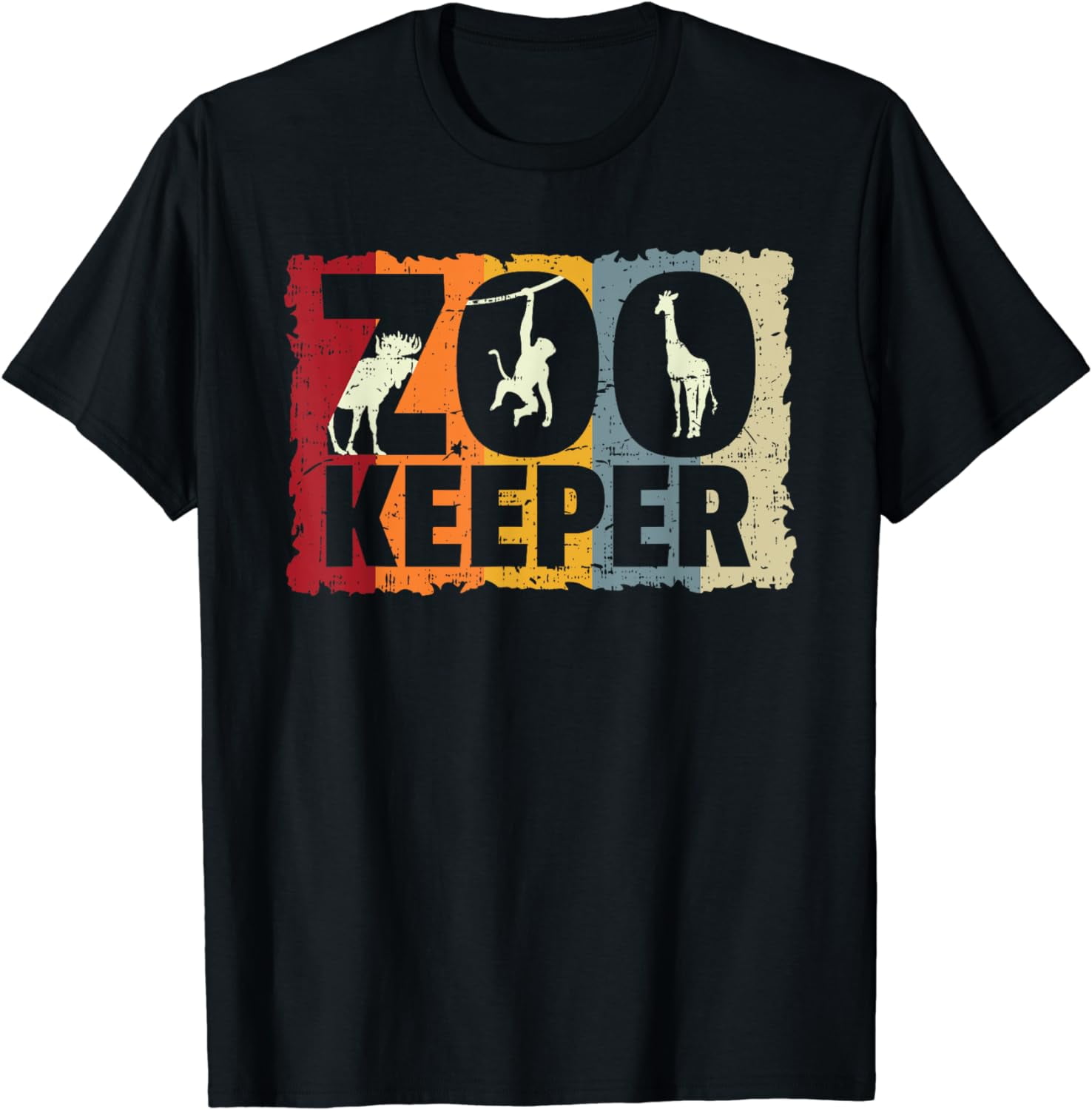 Zookeeper Zoo Animal Explorer Fun Safari Jungle Holiday Gift T-Shirt ...
