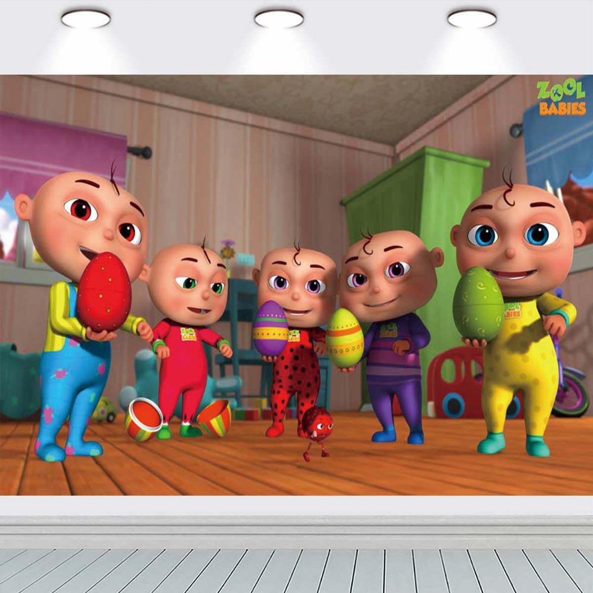 Zool Babies school Backdrop Background Banner Birthday Party Supplies ...