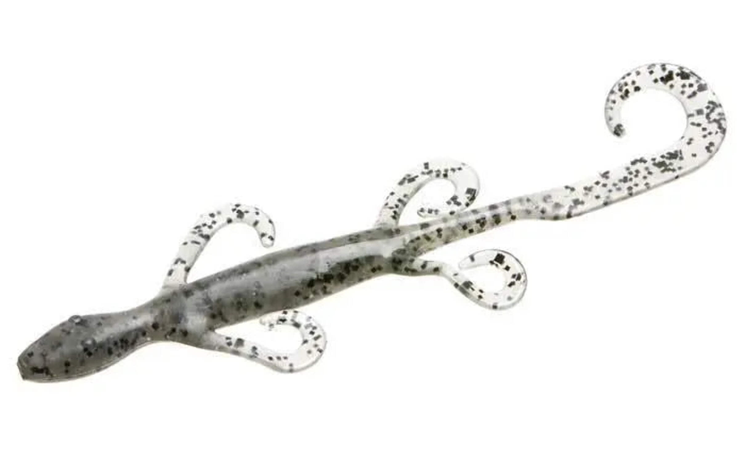 Zoom 002008-SP Lizard 6 Inch Fishing Lure 9 Per Package Salt-N-Pepper ...