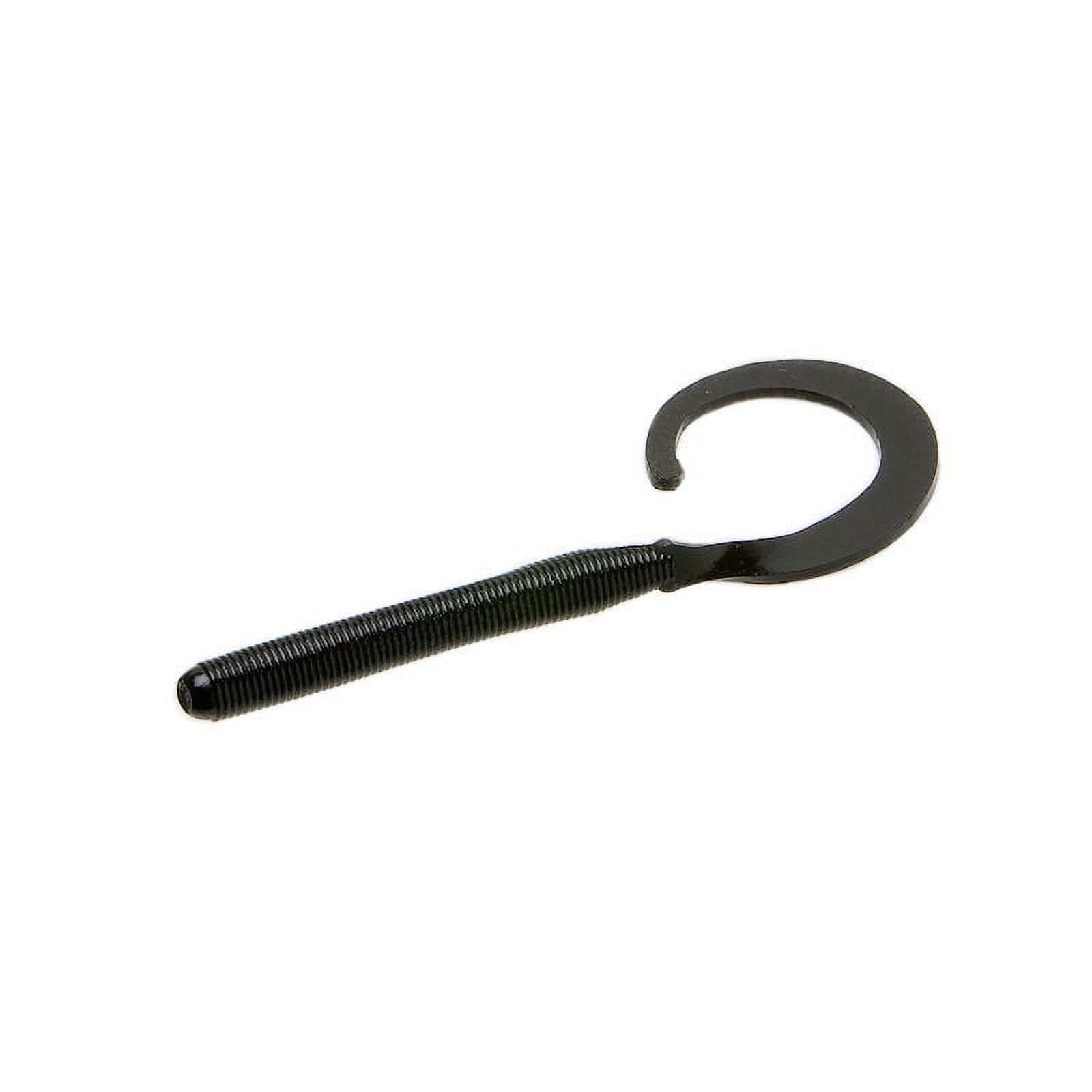 Zoom 010038-SP Curly Tail Finesse Worm 4" 20Pk Black - Walmart.com