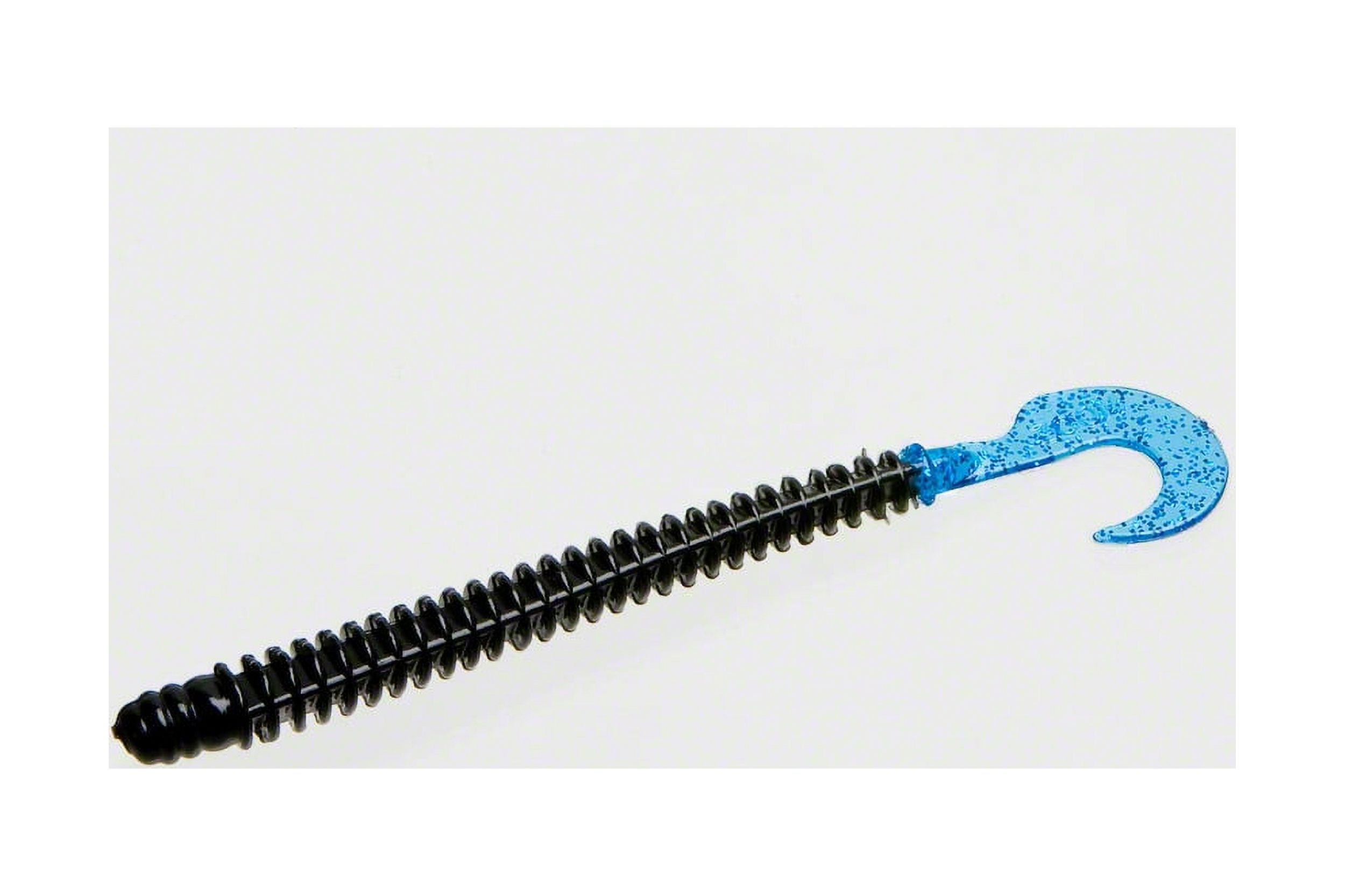 Zoom 017124-SP Dead Ringer Finesse Worm 4" 20Pk Black Blue Tail ...