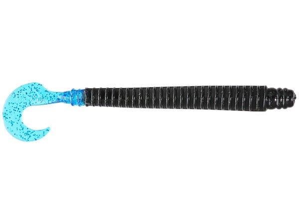 Zoom 017124-SP Dead Ringer Finesse Worm 4" 20Pk Black Blue Tail ...