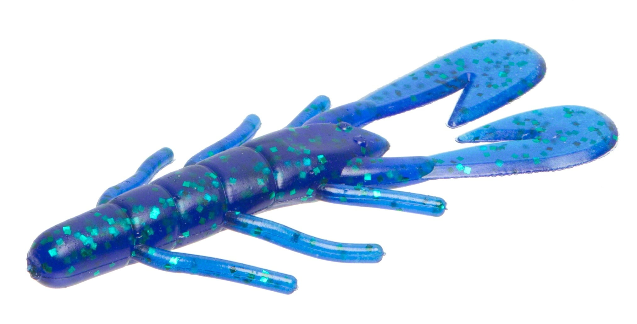 Zoom 080-352 Emerald Blue Ultra-Vibe Speed Crawfish 3.5" Soft Lure (12 ...