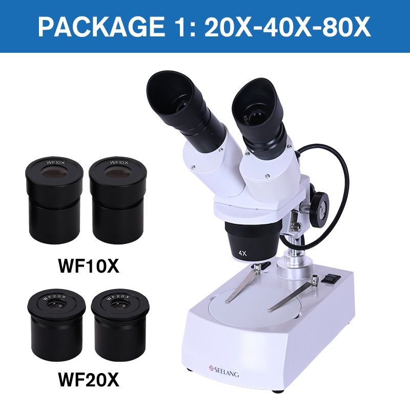 Zoom 20x 40x 80X professional Soldering Binocular HD stereo microscope ...