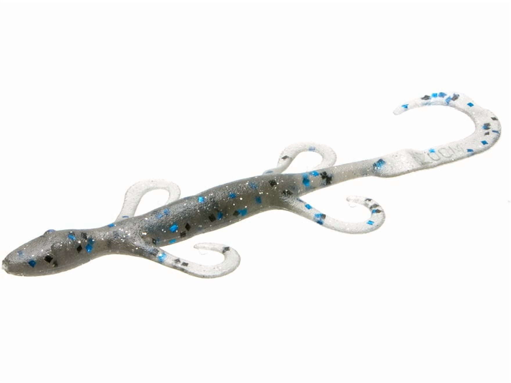 Zoom Bait 002-022 Lizard 6" Smokin Black 9 Pack Fishing Soft Plastic ...