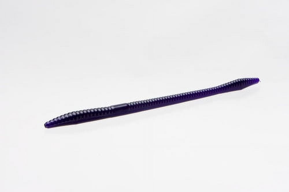 Zoom Plastic Trick Worm Soft Bait 6 1/2 Inch - Tomato Seed - Walmart.com