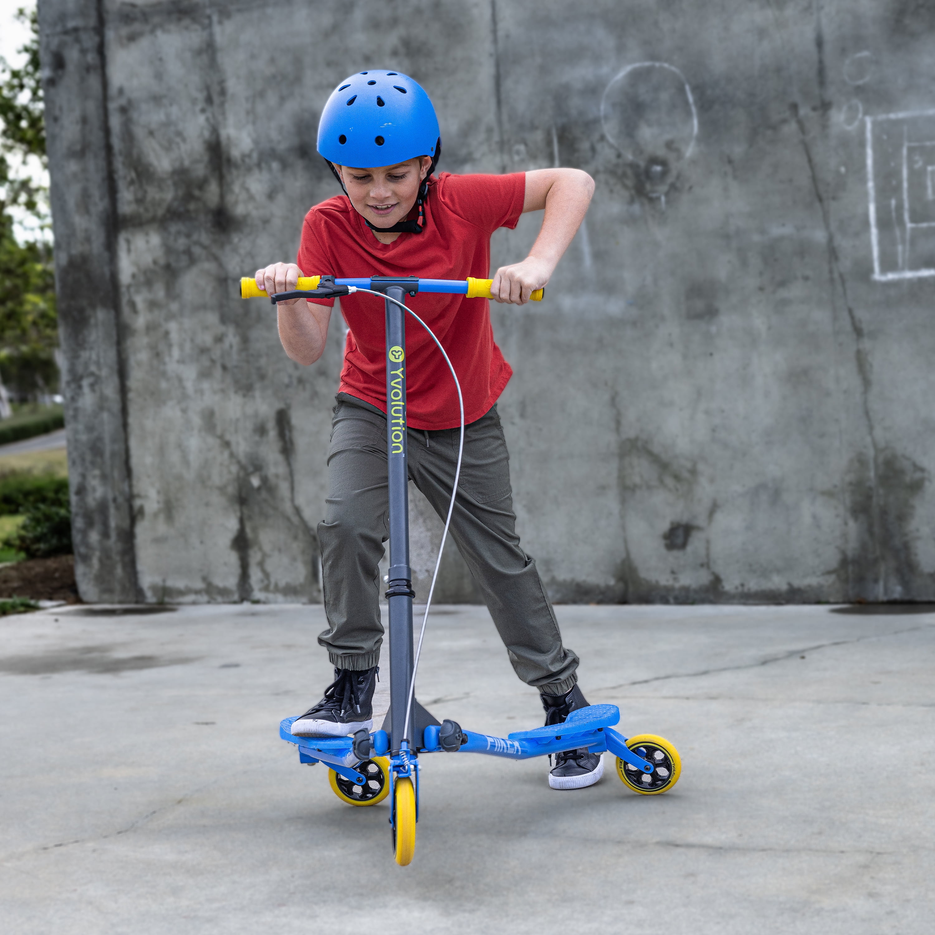 Zoom & Drift Safely: Yvolution Fliker A3 – The Ultimate Kids’ Scooter ...