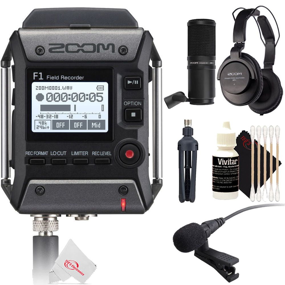 Zoom F1-LP 2-Input / 2-Track Portable Digital Handy Multitrack Field ...