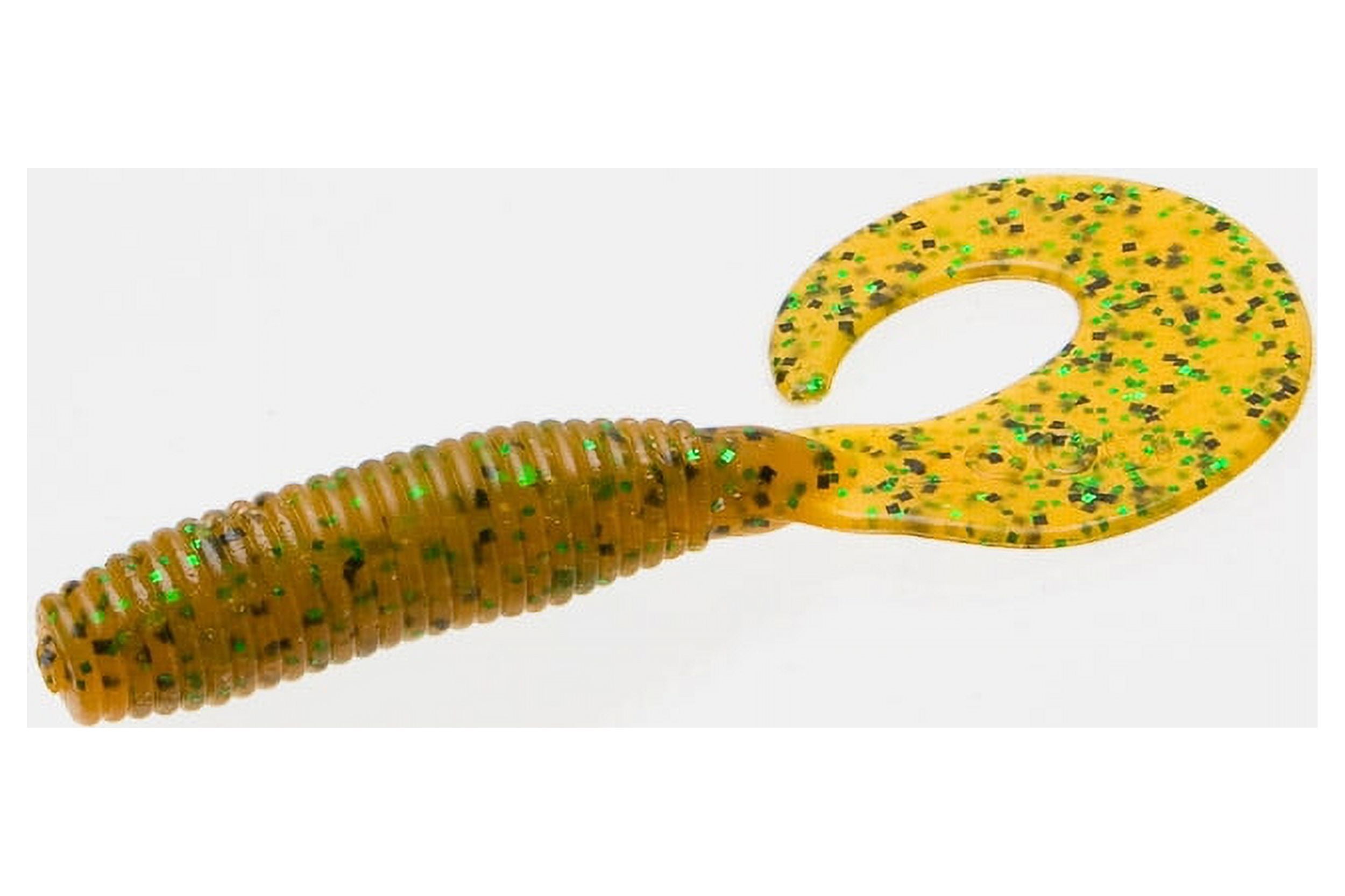 Zoom Fat Albert Curly Tail Grub Root Beer Soft Plastic Jig Trailer ...
