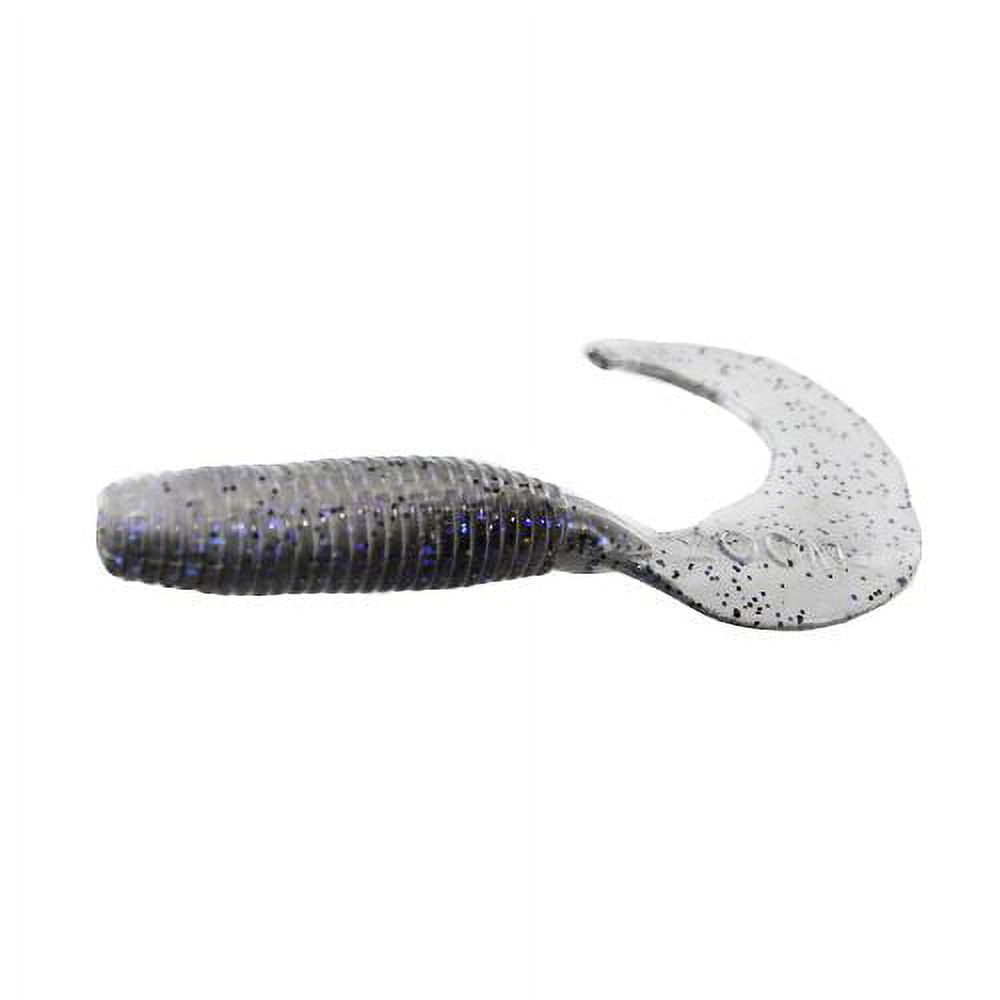 Zoom Bait Fat Albert Curly Fishing Bait, Tail Grub Electric Shad, 3 ...