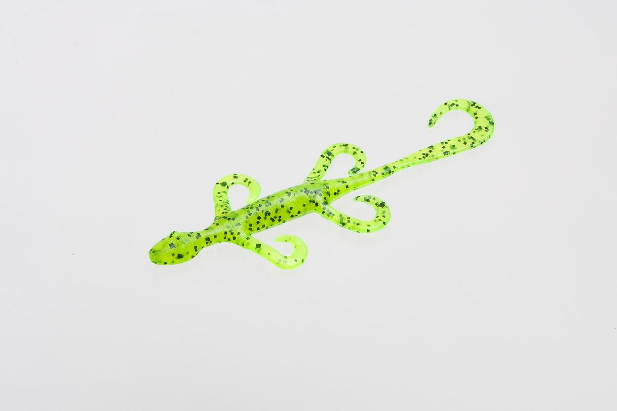 Zoom Fishing Lures 031009-SP Lizard 5 Inch 10 Per Pack Chartreuse ...