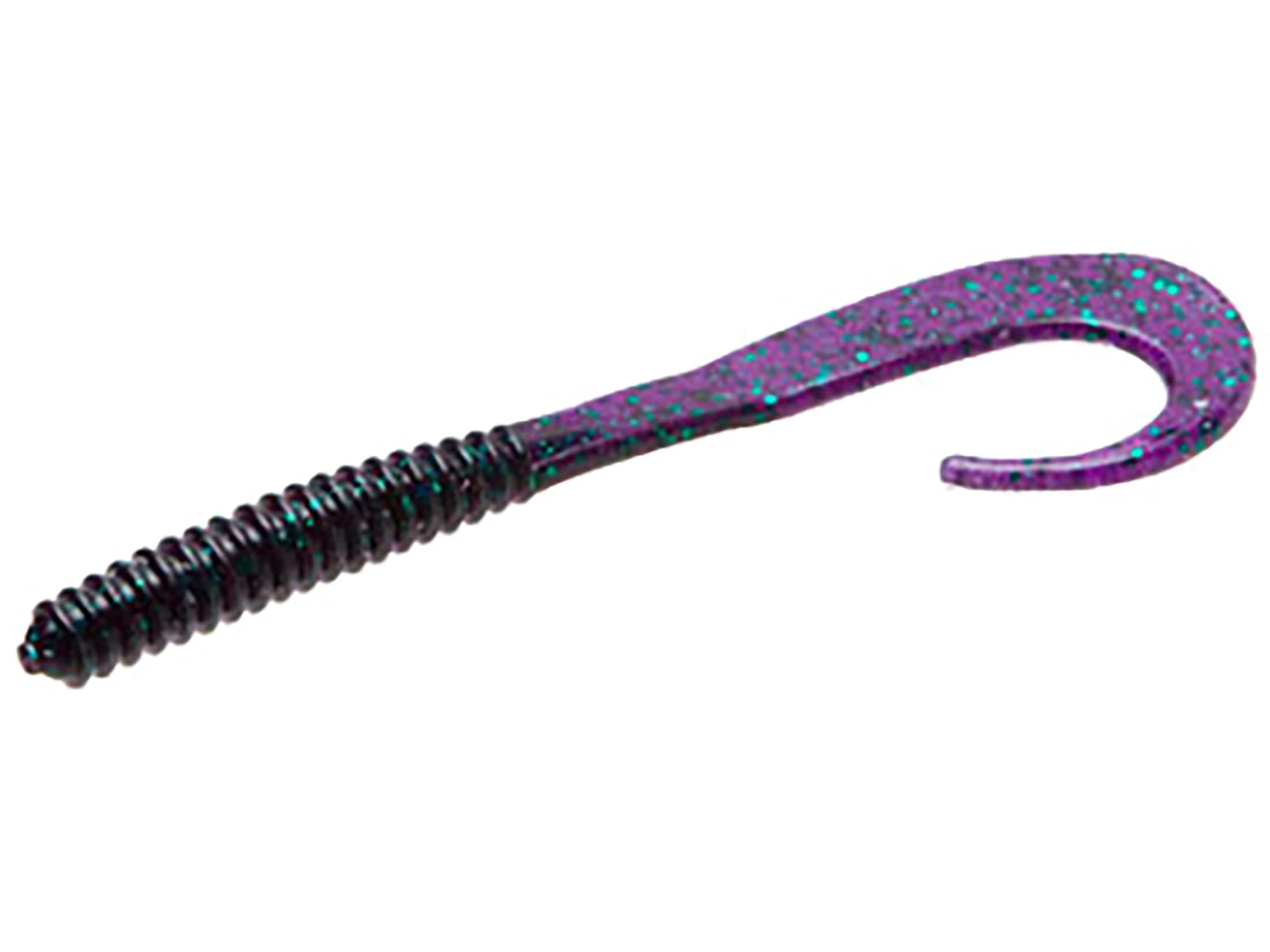 Zoom Fishing Lures 035005-SP Dead Ringer Curly Tail Ring Worm 6 Inch ...