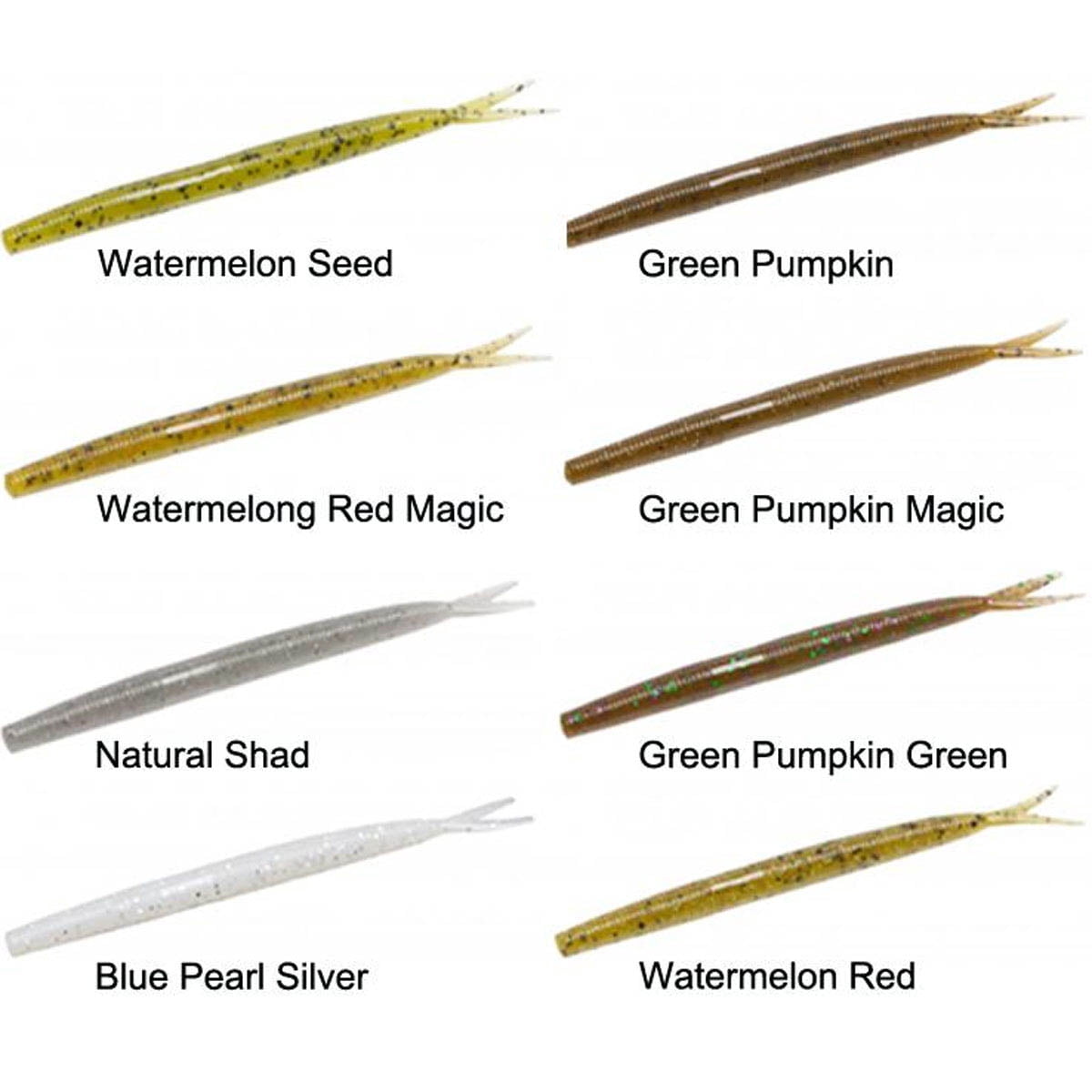 Zoom Fluke Stick Jr Blue Pearl Silver Glit 10pk - Walmart.com