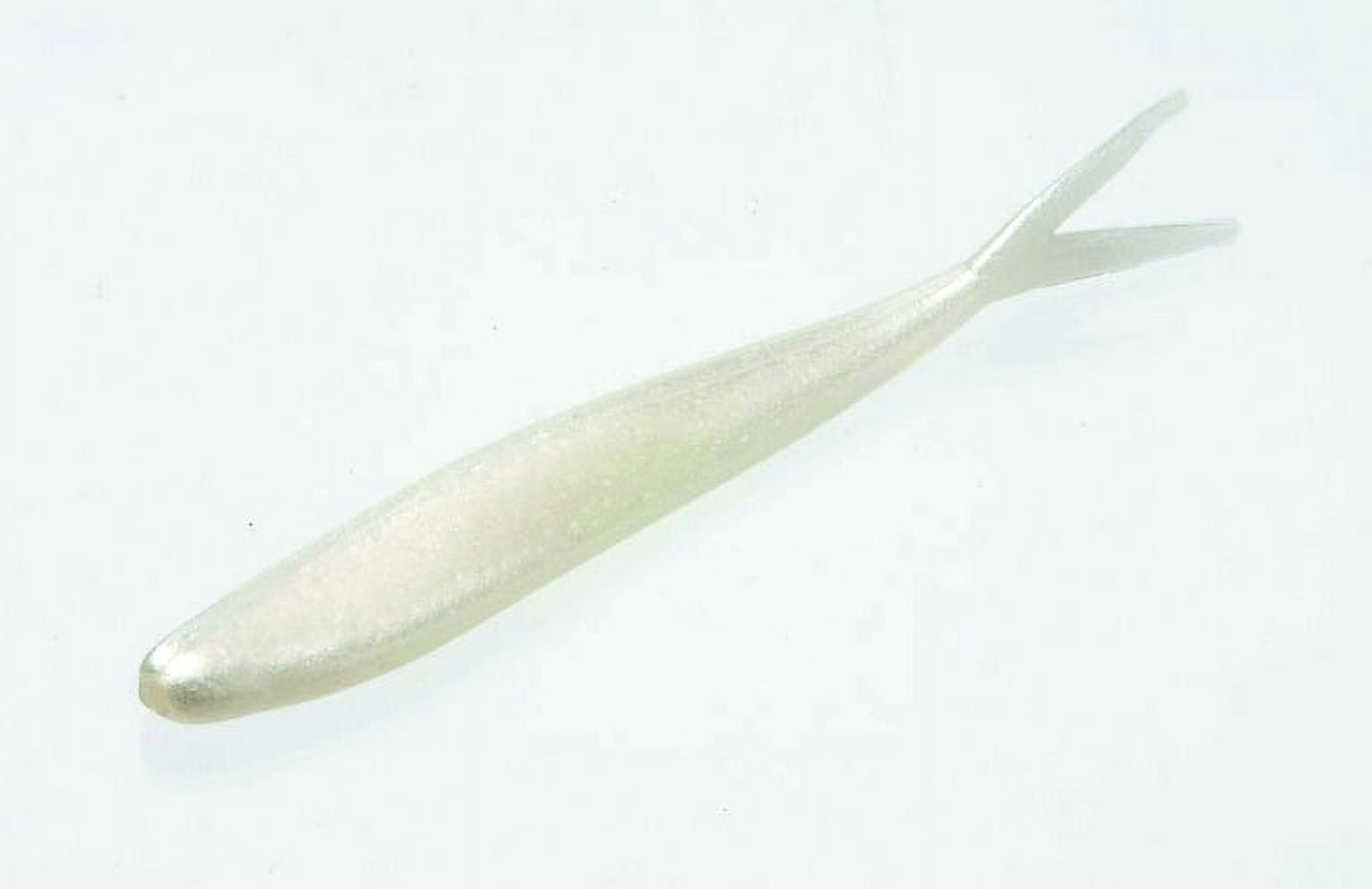 Zoom Fluke White Pearl Soft Plastic Swimbait - Walmart.com