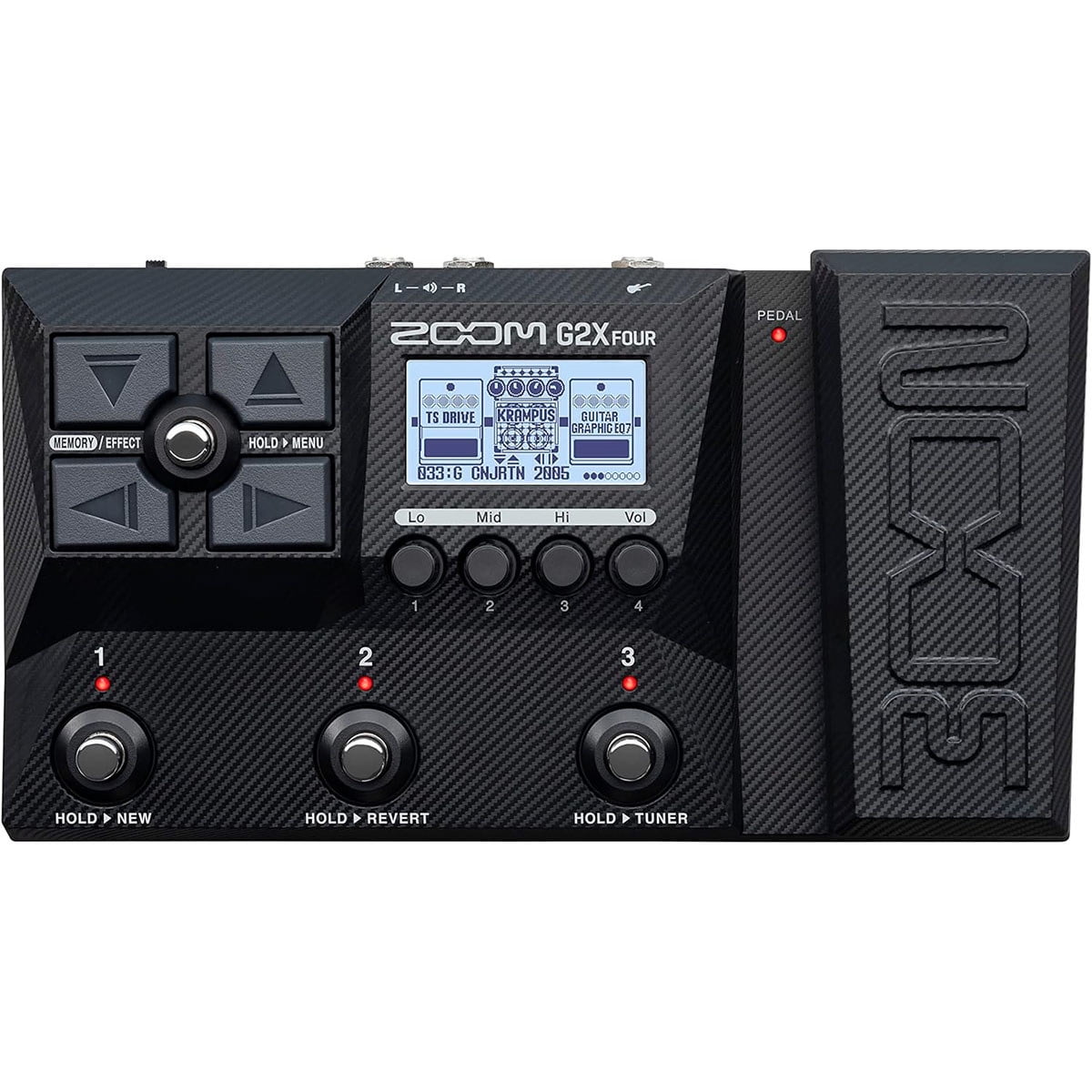 Zoom G2X Four Guitar Multi-Effect Processor with Expression Pedal for ...