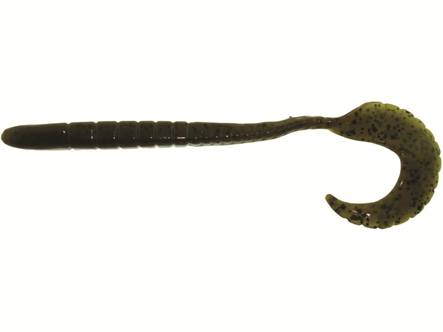 Zoom Gator Tail Worm Green Pumpkin Soft Plastic Fishing Worm - Walmart.com