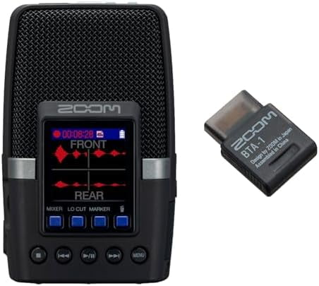 Zoom H2essential Multi-Mic Handy Recorder with Zoom BTA-1 Bluetooth ...