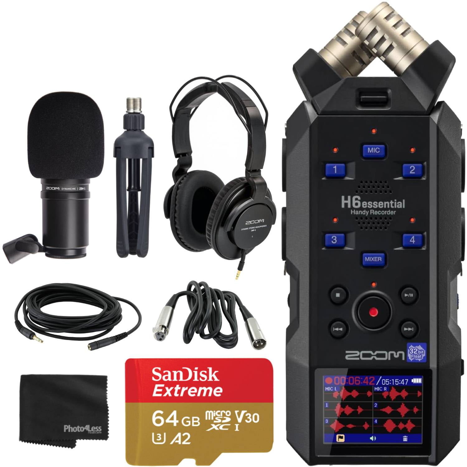 Zoom H6essential Handy Recorder - Walmart.com