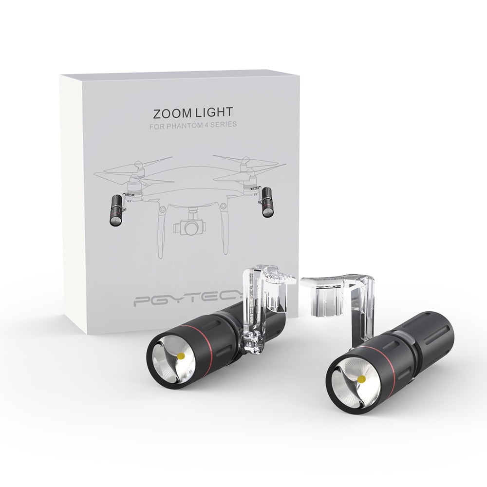 Zoom LED Drone Spotlight - Bigcan Adjustable Lighting Kit for Phantom 4 ...